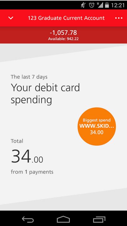 Santander SmartBank - Silver Winner - 2015 [app] design awards UK