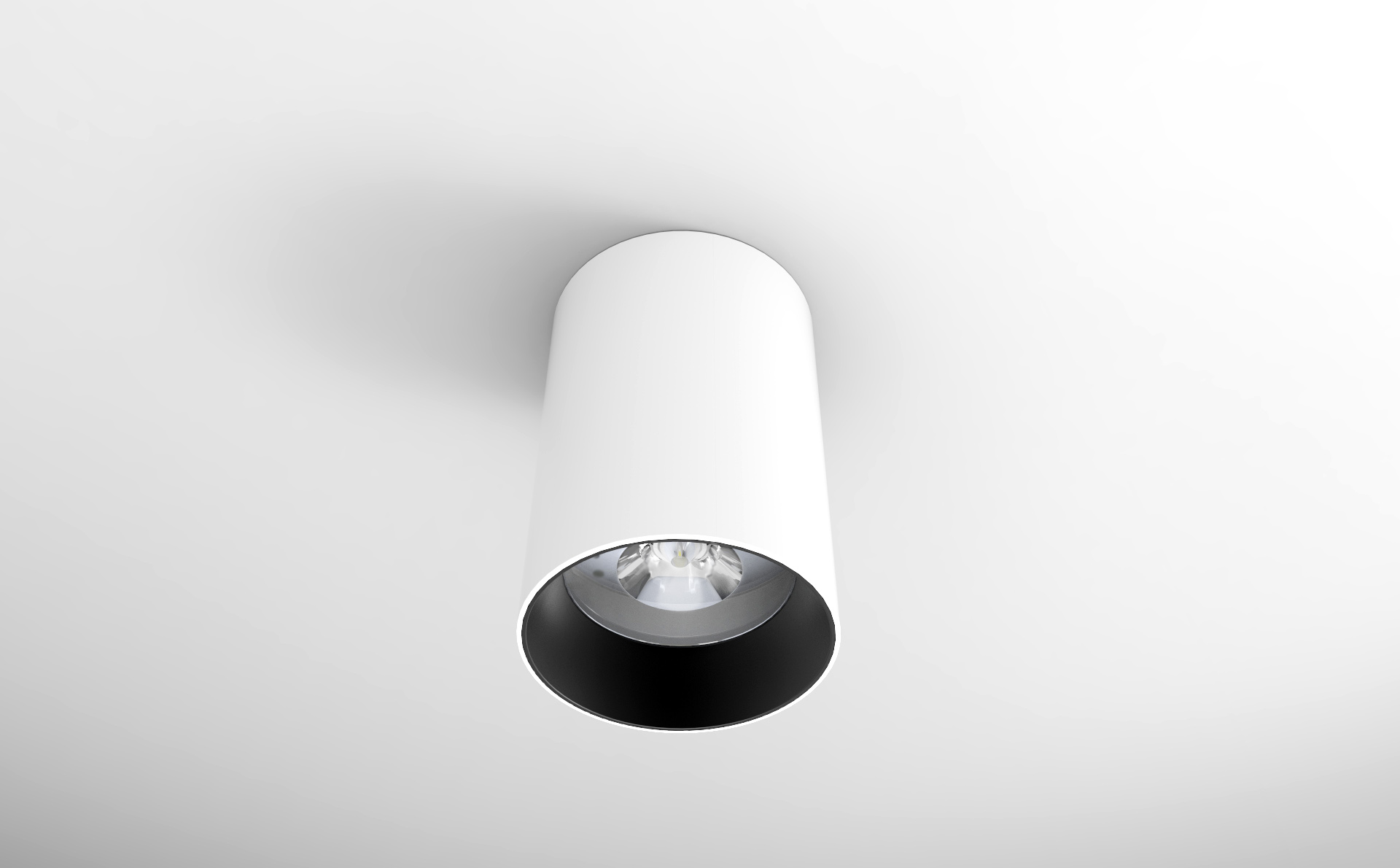 D900 SHX Curve surface-mounted downlight