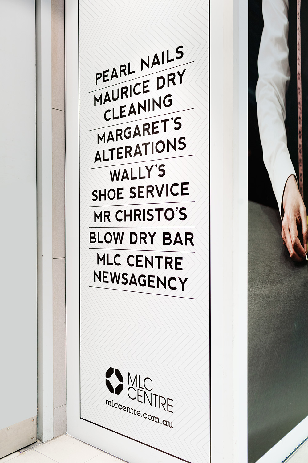 MLC Centre food court signage