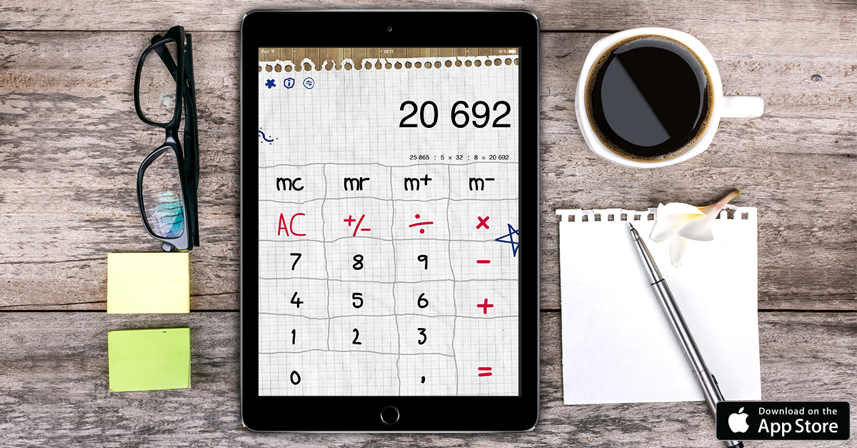 Calculator Pro for iPad - 2015 [app] design awards USA