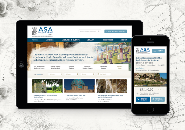 ASA Tours - Silver Winner - 2015 Melbourne Design Awards