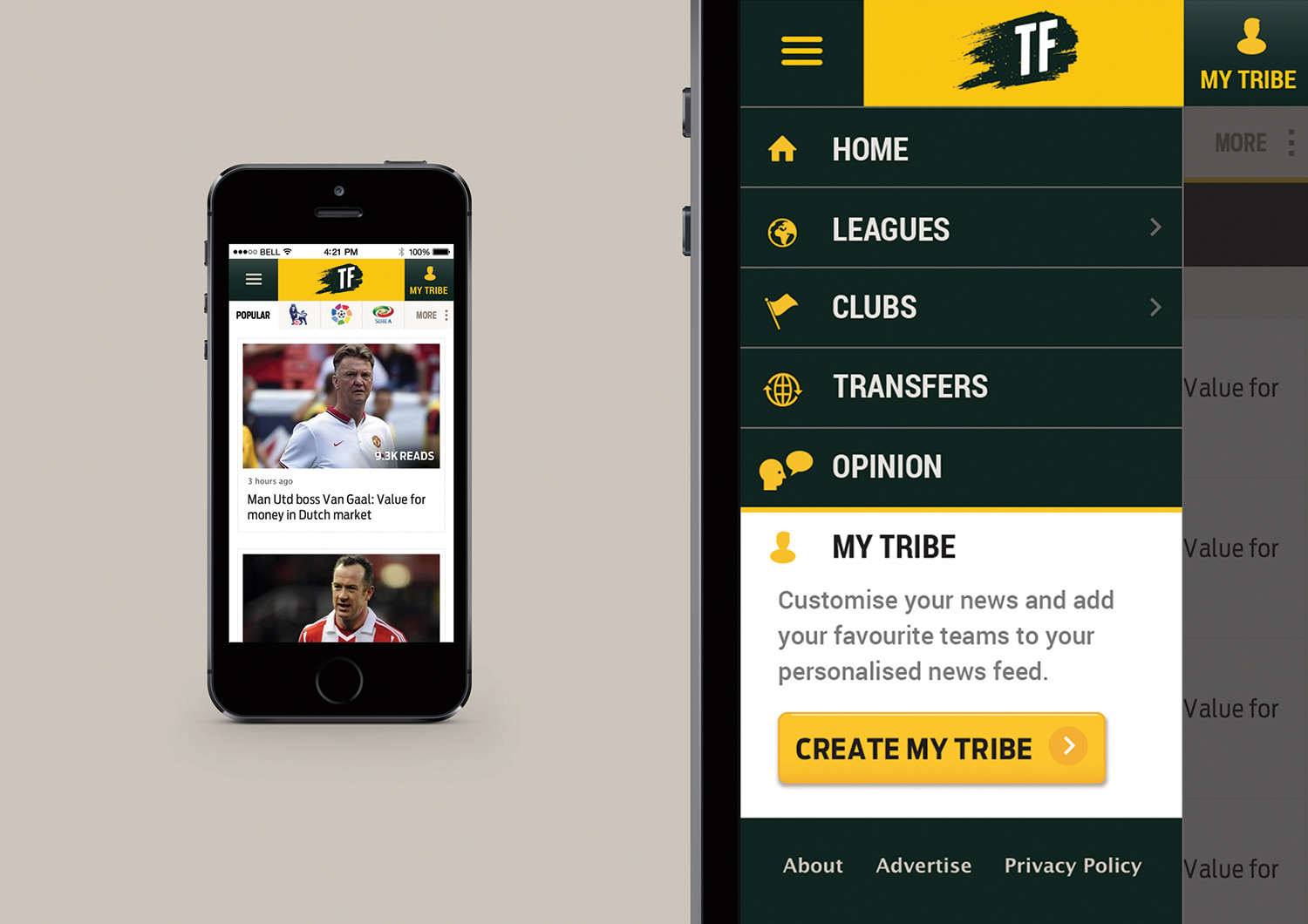 Tribal Football Website - Silver Winner - 2015 Melbourne Design Awards
