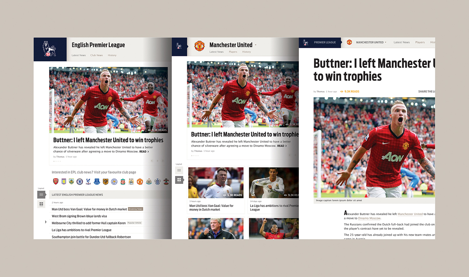 Tribal Football Website - Silver Winner - 2015 Melbourne Design Awards