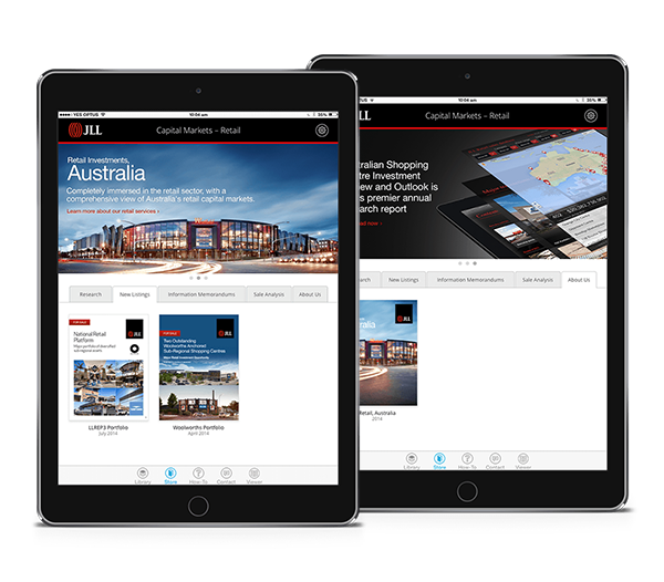 JLL Capital Markets App - Silver Winner - 2015 [app] design awards AUS