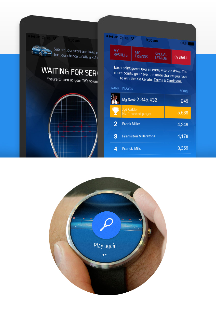 Game On 2 - Silver Winner - 2015 [app] design awards AUS