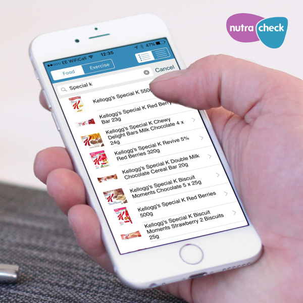 Nutracheck Calorie Counter App Silver Winner 2015 app Design 